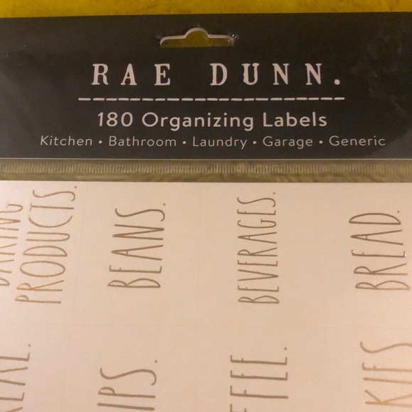Rae Dunn | Storage & Organization | Rae Dunn Organizing Labels | Poshmark